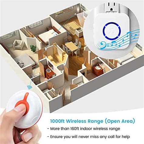 Neo™ Tuya® Panic Sos бутон за възрастни хора Smart Application без Wifi бял Emag Bg