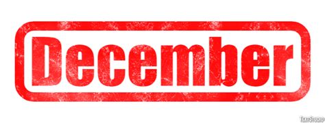 December Text Effect And Logo Design Word