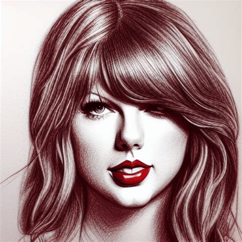 How To Draw Taylor Swift Step By Step With Pencil