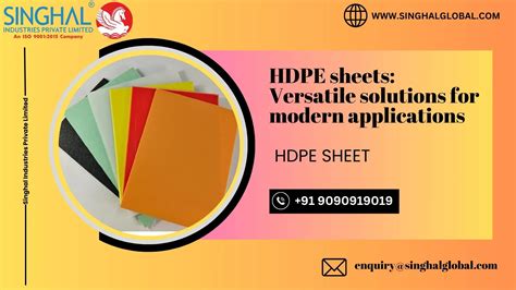 Hdpe Sheets Versatile Solutions For Modern Applications