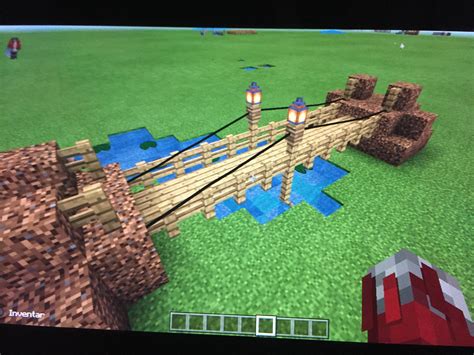 Minecraft Bridge Schematic Bridge Railroad