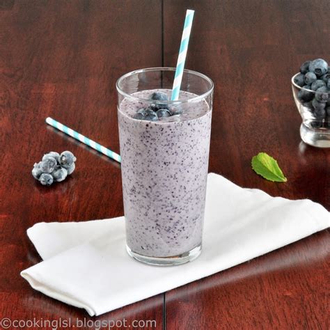 Creamy Blueberry Smoothie