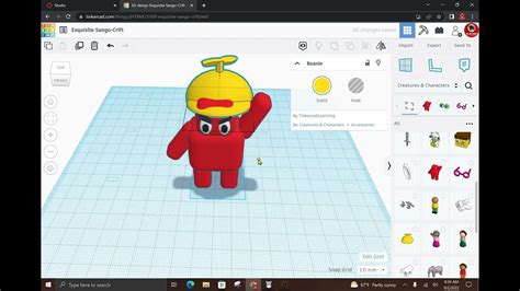 How To Create Action Figures In Tinkercad Youtube