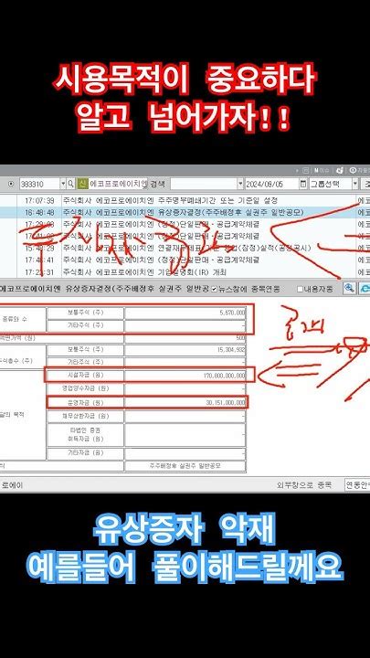 에코프로에이치엔 유상증자 악재 호재 알려드릴께요 에코프로에이치엔 에코프로에이치엔전망 에코프로에이치엔주가 에코프로에이치엔주가전망 에코프로에이치엔목표가