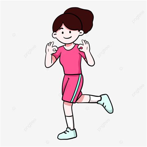 Athlete Ok Gesture Indicating Pass Character Agree Yes Get Ready