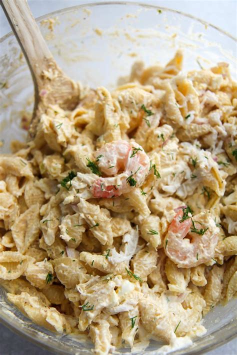 Seafood Salad Recipe With Crabmeat And Shrimp Pasta Besto Blog