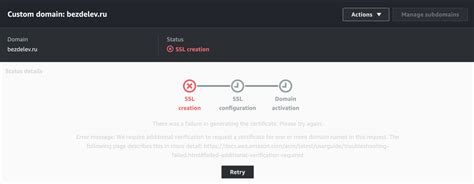 Unable To Link Custom Domain · Issue 2975 · Aws Amplifyamplify Hosting · Github