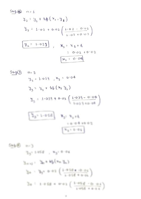 SOLUTION Euler S Method With Examples Studypool