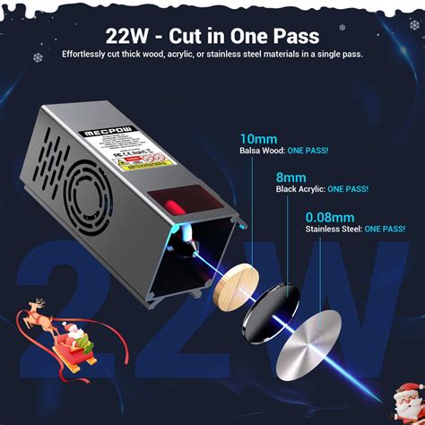 Mecpow X5 22w Laser Plateau Laser Licence Lightburn D1 An
