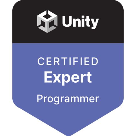 Unity Certified Expert Programmer Credly