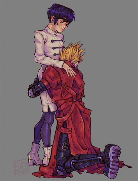 Vash The Stampede And Meryl Stryfe Trigun Drawn By Redundantz Danbooru