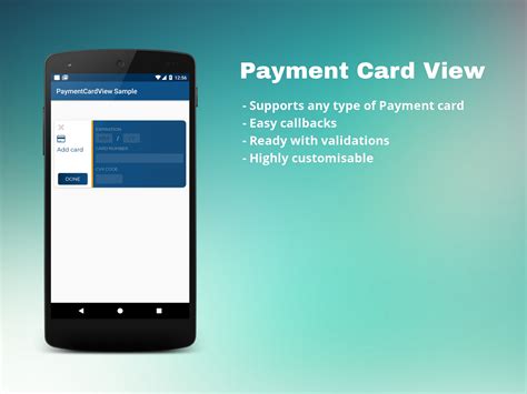 Android Arsenal Payment Card View