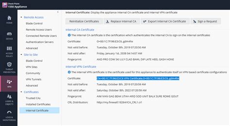 Howto Set Up Certificate Based Vpns With Check Poi Check Point