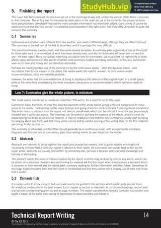 A Guide To Technical Report Writing Technical Report Writing PDF Civil Engineering Industry