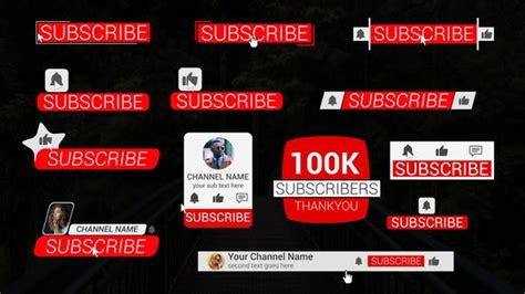 download clean youtube subscribe pack videohive