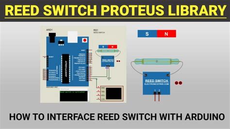 New Reed Switch Library For Proteus Arduino With Reed Switch Simplified Integration
