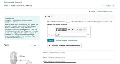 Solved Pss 8 1 Static Equilibrium Problems 1 Of 16