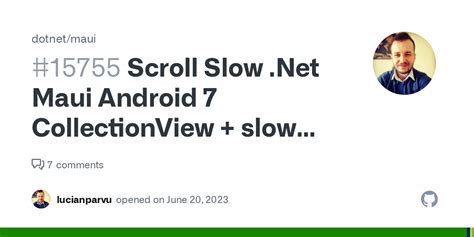 Scroll Slow Net Maui Android 7 Collectionview Slow Tab Switch Shell