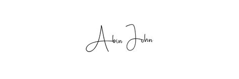 73 Abin John Name Signature Style Ideas Free Online Autograph