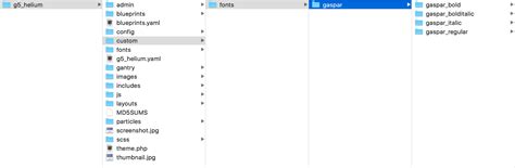 adding and using fonts gantry documentation