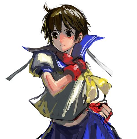 Kasugano Sakura Street Fighter And More Drawn By Kamdia Danbooru