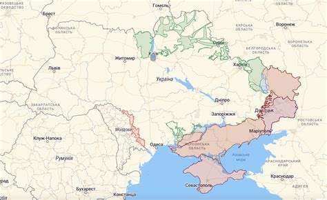 Карта бойових дій в Україні станом на 9 жовтня 2022 року Chas News