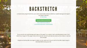 Backstretch Drupal Org