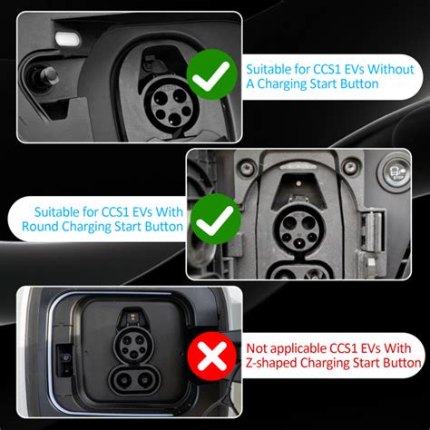 Ccs2 To Ccs1 Dc Fast Charging Adapter 250a Ev Connector
