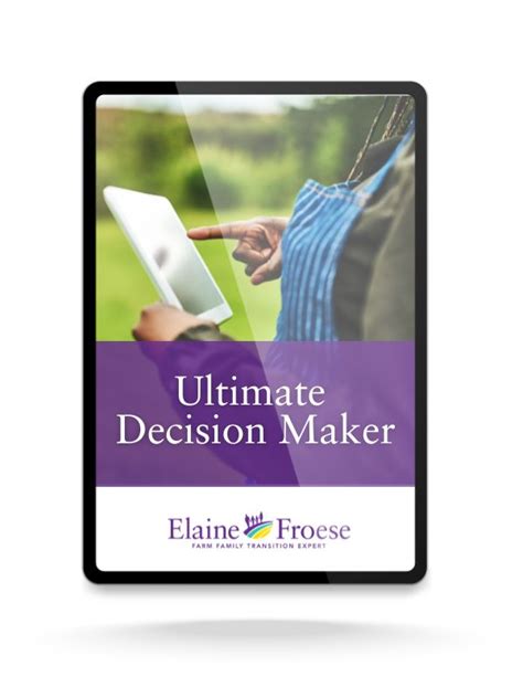 Ultimate Decision Maker Elaine Froese Canadas Farm Whisperer