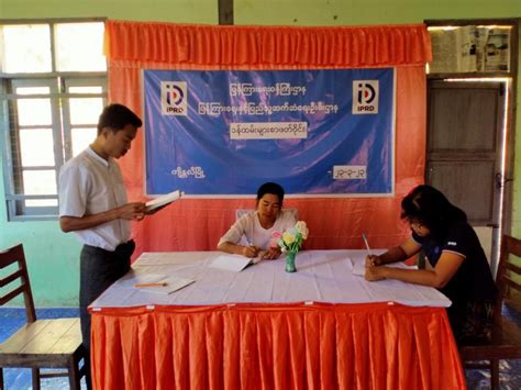 ကျိန္တလီမြို့ Commumity Centre ခန်းမတွင် “ရုံးလုပ်ငန်းလက်စွဲ”စာအုပ်ဖြင့် စာဖတ်ဝိုင်းပြုလုပ