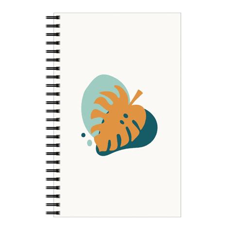 Shapes And Fern Leaf Iv Notebook Shutterfly