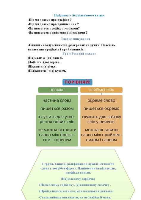 Цікаві завдання на уроках укр мови 4 клас групова форма роботи Інші методичні матеріали
