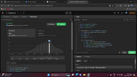 Sairam Patra On Linkedin Codingchallenge Binarysearch Dsa