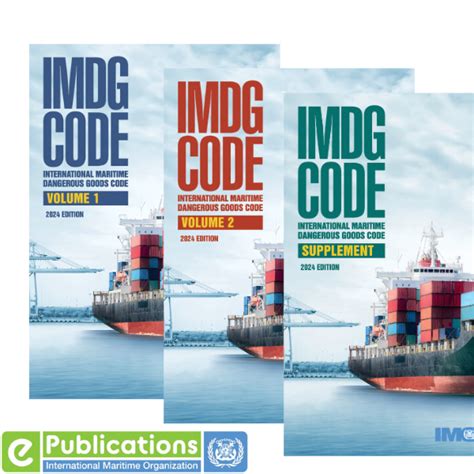 Imdg Code 42 24 Edition 2024 And Supplement E Publication