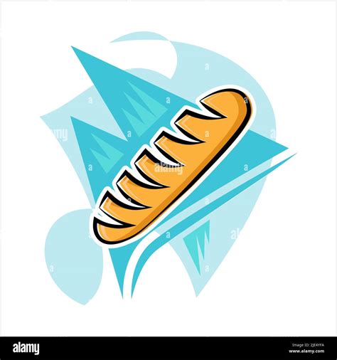 French Bread Icon Vector Art Illustration Stock Vector Image And Art Alamy