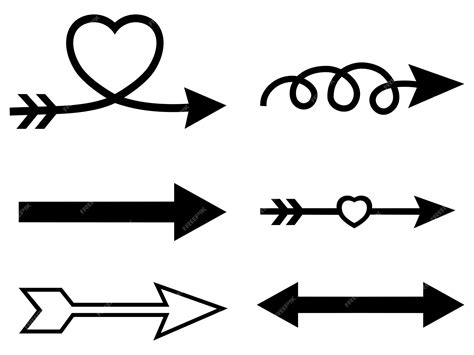 Premium Vector Large Black Arrow Icons Set Including Modern Simple Vector Arrow Illustrations