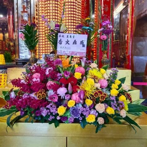 神明桌花代客送花 聖弘文創