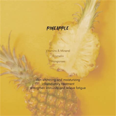 아름다운성형외과 🍍파인애플 효능 파인애플은 비타민이 풍부하게 함유되어 있어 면연력 강화와 피로 해소에 도움이 됩니다 또 파인애플의 브로멜라인은 소화 촉진에도