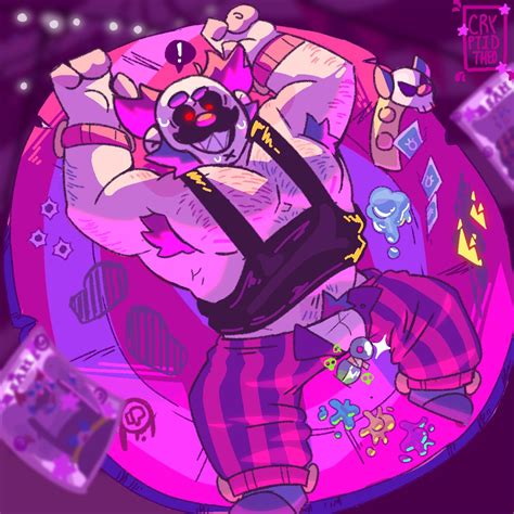 Rule 34 Brawl Stars Clown Makeup Dark Clown Sam Brawl Stars Gay Male Male Only Sam Brawl