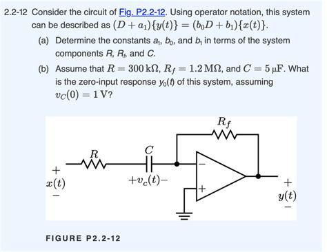 Solved 2 12 Consider The Circuit Of Fig P22 12 Using
