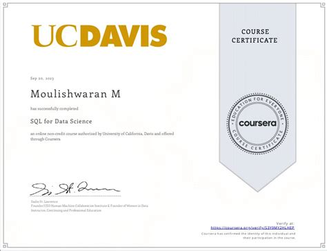 M Moulishwaran On Linkedin Datascience Sql Learning Dataskills