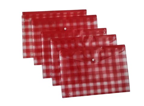 Baraky Office File Folder Poly Plastic A4 Documents File Storage Bag With Sanp Button Widely