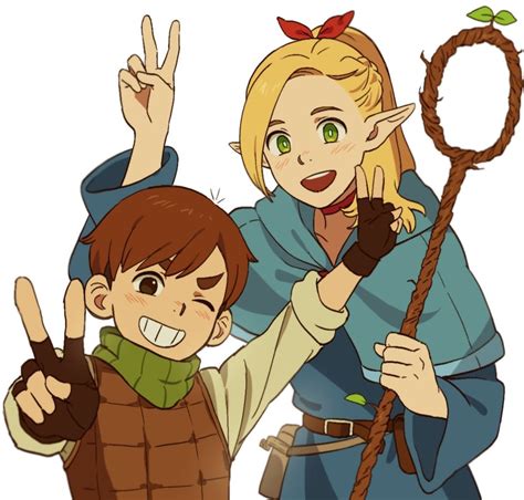 Marcille Donato And Chilchuck Tims Dungeon Meshi Drawn By Jo4hedan Danbooru