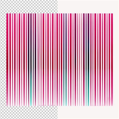 Premium Psd Barcode Lines Png