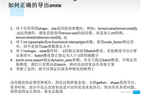 53、正确导出onnx模型，以及替换对应的算子支持 Csdn博客