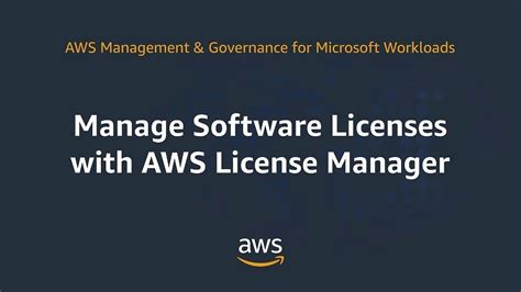 manage software licenses with aws license manager by kubernetes advocate avm consulting blog