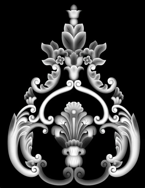 Галерея картинок Bitmap в градациях серого карта высот