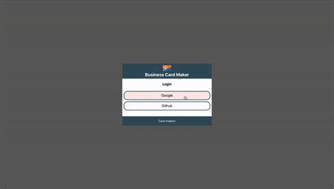 Github Feelslikemmmmcard Maker 개인 명함 제작 웹 어플리케이션