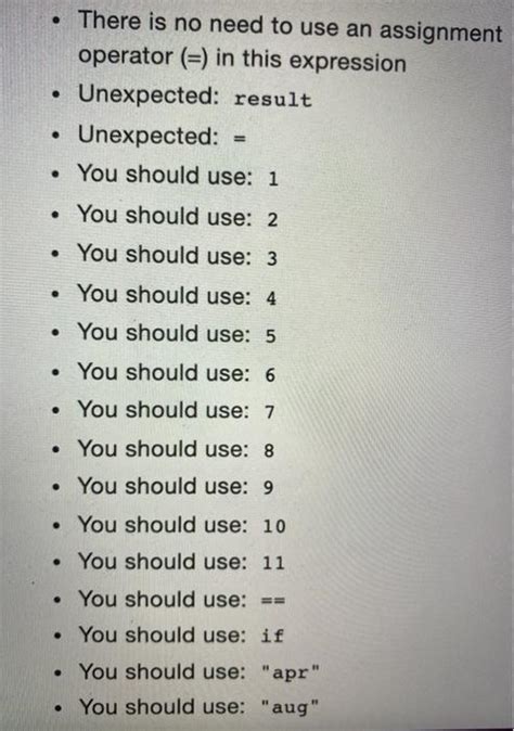 solved assume that month is an integer variable whose val ue