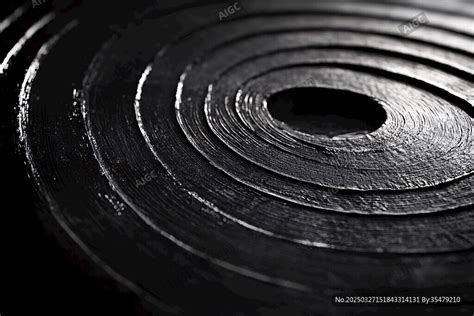 Ai创作图黑色 环形 纹理 特写 图案 线条 质感 光影 几何 形状 装饰 背景 抽象 艺术 设计 昵图网